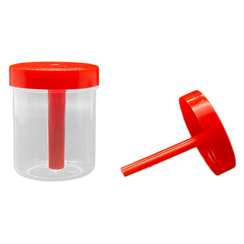 Frasco 60 c.c. muestra para heces (fabricados en Sala Limpia y ...